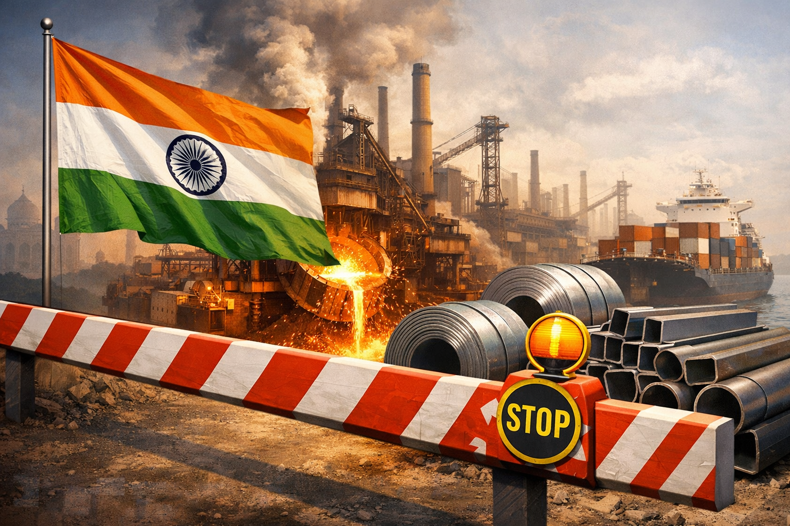 India extends steel import tariffs to shield domestic producers - Open ...